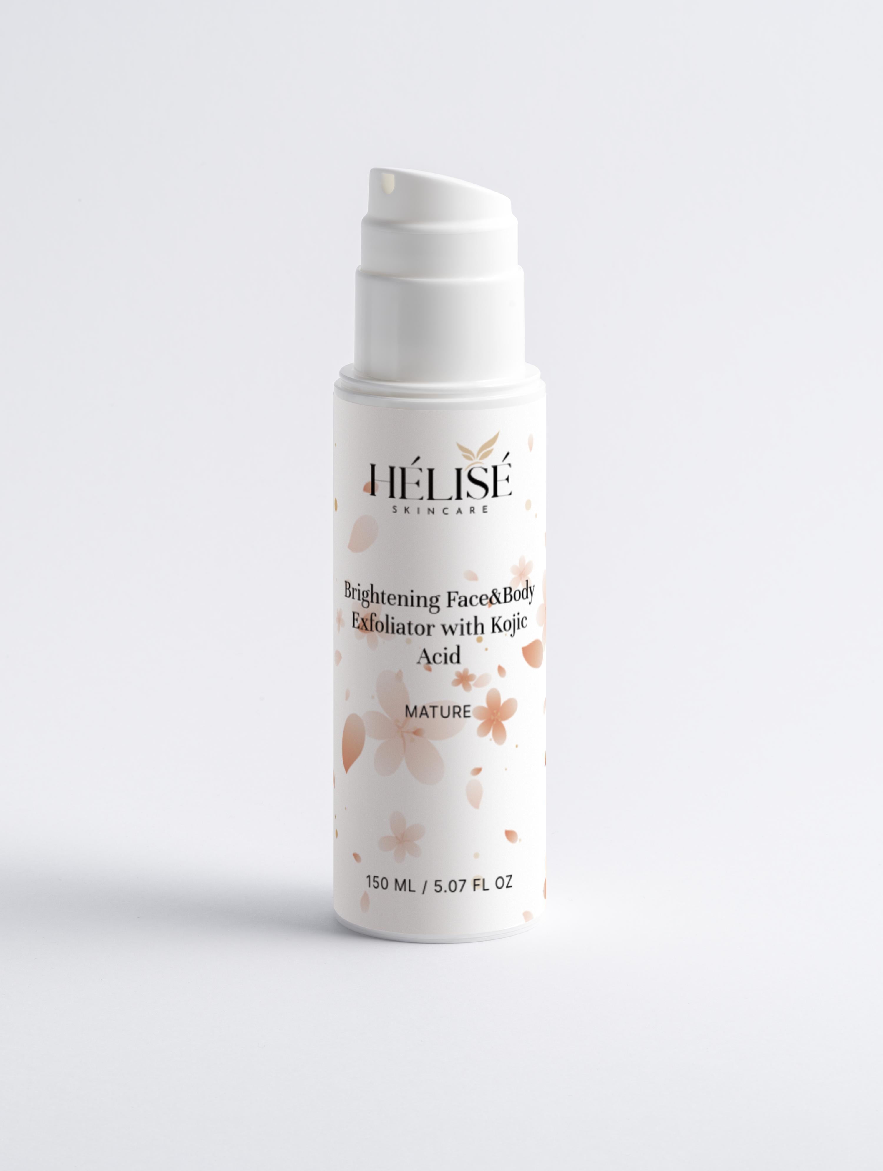 Brightening Face&Body Exfoliator with Kojic Acid – HELISÉ Skincare